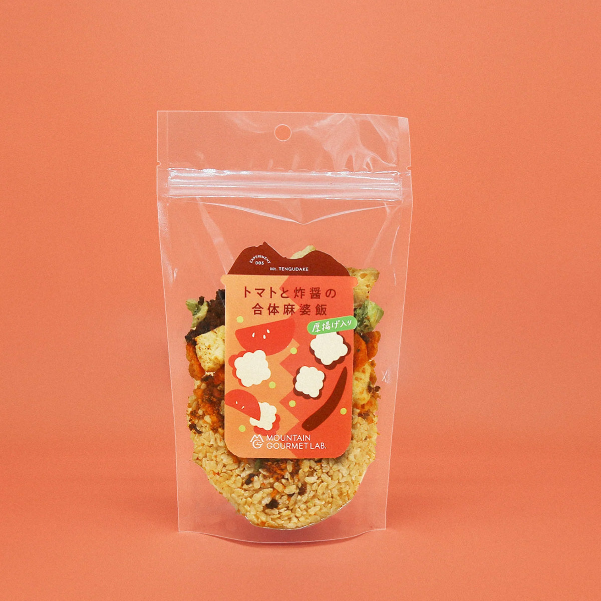 MOUNTAIN GOURMET LAB. / Tomato and sautéed mapo rice (with deep-fried ...